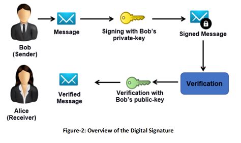 solved the working procedure of the digital signature is