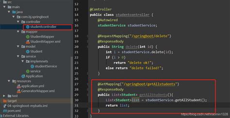 maven springboot 集成mybatis的完整实例 maven spring boot mybatis实例 csdn博客