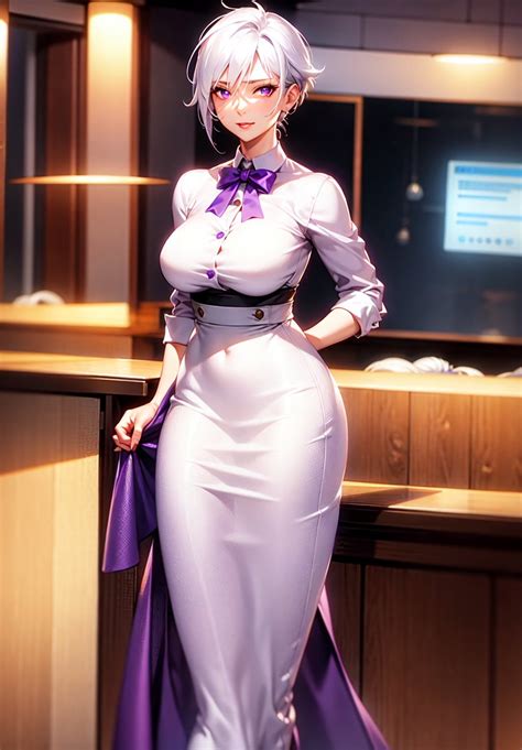 Waifusun On Twitter 1 My Entry For Waitressaichallenge By Ailatexart