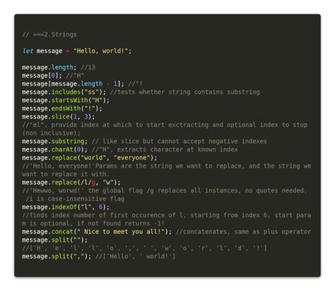 javascript cheatsheet