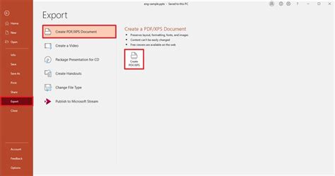 come salvare un ppt come pdf con le note