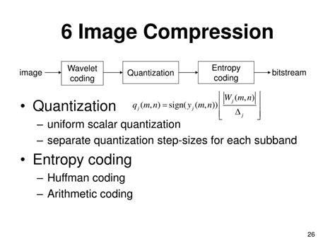 ppt the discrete wavelet transform for image compression powerpoint presentation id 6742302