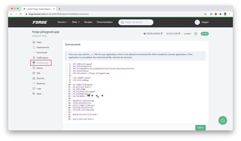 Deploy Using Laravel Forge Nuffing