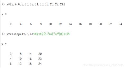 matlab 3 矩阵的引用 sub2ind、ind2sub、reshape函数使用 matlab中sub2ind csdn博客