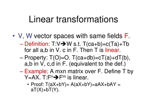ppt chapter 3 linear transformations powerpoint presentation free download id 3388534