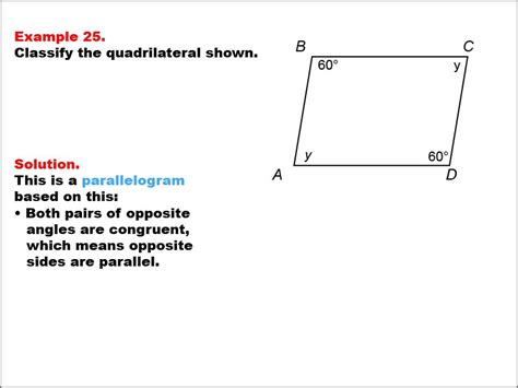 math example polygons quadrilateral classification example 25 media4math