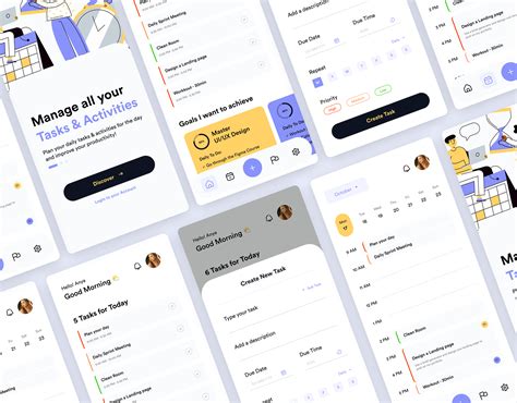 task management app design concept behance behance