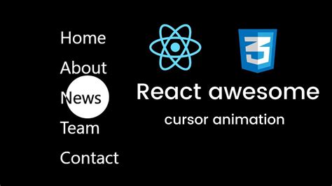 Change Cursor On Hover Animation CSS React Mouse Cursor Effect