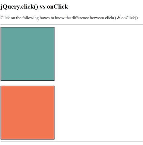 Jquery Click Vs Onclick