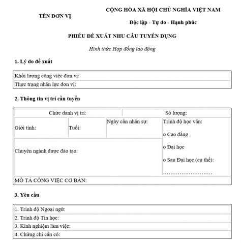 Tìm kiếm thực tập sinh Mẫu yêu cầu tuyển dụng Tại các công ty hàng đầu