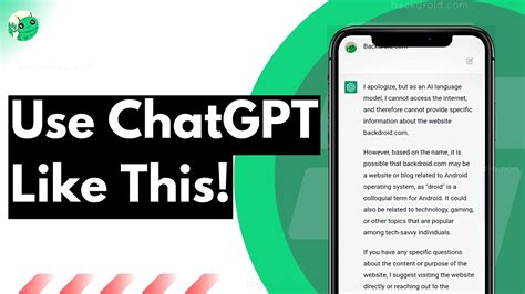 how to use chatgpt on any android or ios screenshots