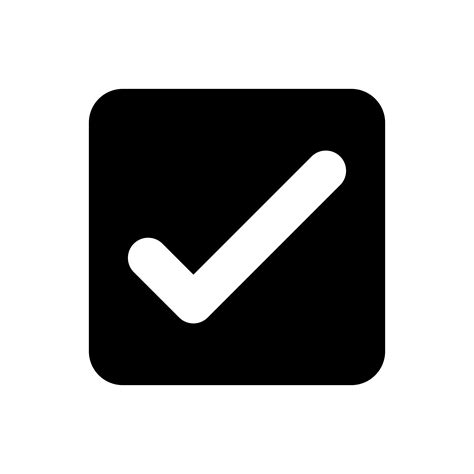 Check Mark Vector Icon 554160 Vector Art At Vecteezy