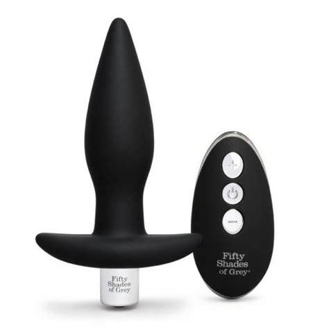 Fifty Shades Of Grey Relentless Vibrations Remote Control Butt Plug Sex Toys At Adult Empire