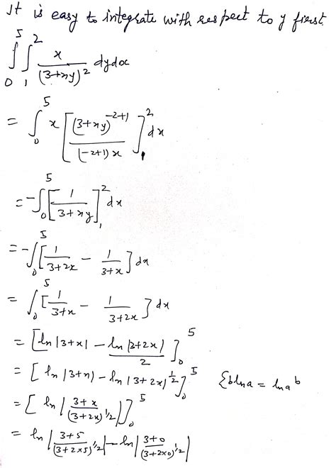 [solved] when converted to an iterated integral the following double course hero