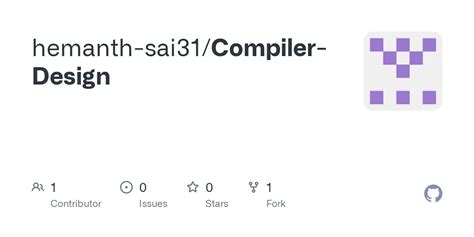 GitHub Hemanth Sai31 Compiler Design