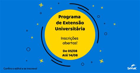 Programa de Extensão Universitária 2019 2 Sympla