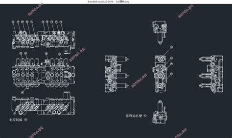 液压挖掘机液压系统设计 含CAD液压系统原理图 机械机电