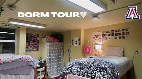 Az So Dorm Room Tour College Freshman University Of Arizona Youtube