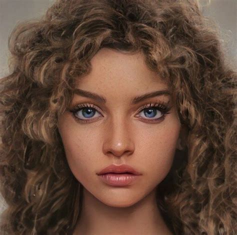 Pretty Girls With Curly Brown Hair And Brown Eyes