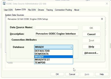 windows how to delete update odbc system dns database stack overflow