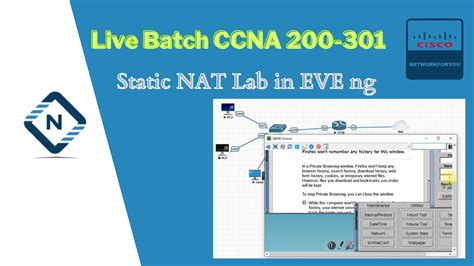 CCNA 200 301 Static NAT Lab In EVE Ng Live Batch YouTube