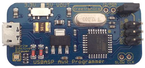 usbasp icsp programmer for arduino avr freetronics