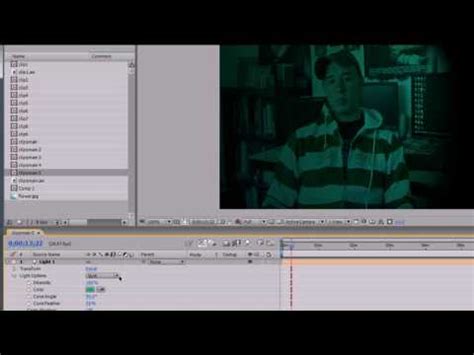 After Effects Tutorial 28 Basic Lighting Video Lecture How To