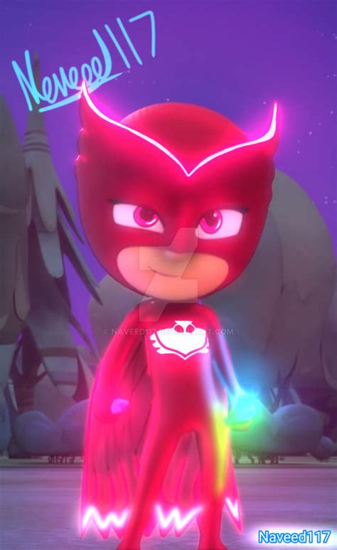 Pj Masks Owlette Glow Art Special Edition By Naveed117 On Deviantart