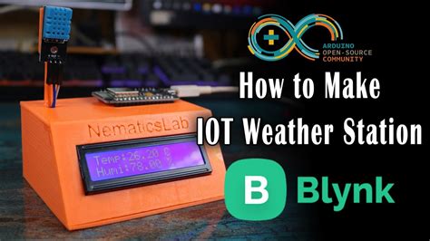 iot weather station using dht11 diy blynk youtube