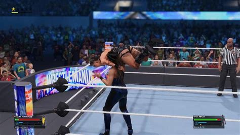 Rhea Ripley vs Raquel Rodríguez WWE 2K23 Online YouTube