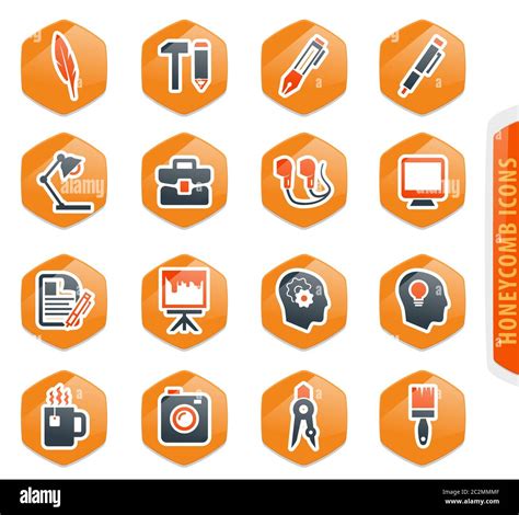 Creative Process Vector Icons For User Interface Design Stock Photo Alamy