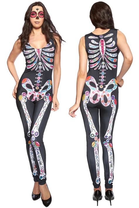 Zmvkgsoa Sexy Halloween Costume Ideas Brand Women Rompers Womens Jumpsuit 2017 Fashion Skin