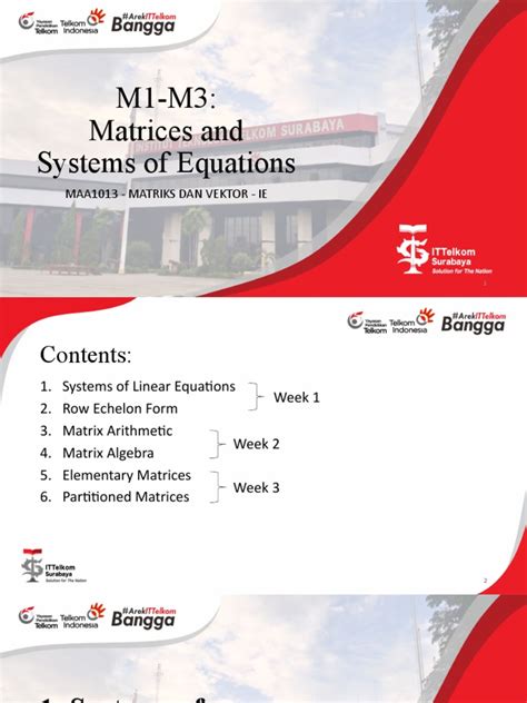m1 matrices and systems of equations pdf system of linear equations algebra