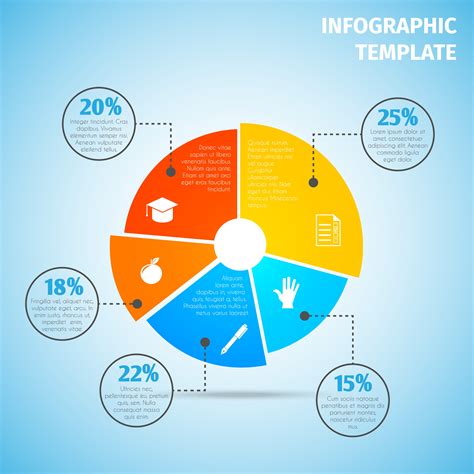 Pie Chart Education Infographic 436170 Vector Art At Vecteezy
