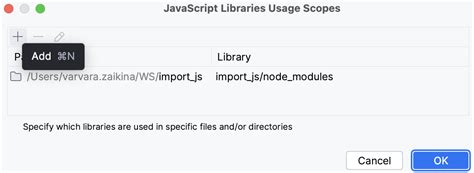 Configure JavaScript Libraries WebStorm Documentation