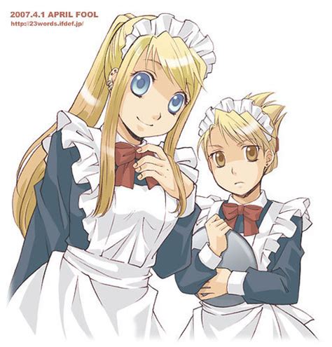 Winry Rockbell And Riza Hawkeye Fullmetal Alchemist Sasukefangirl13 Flickr