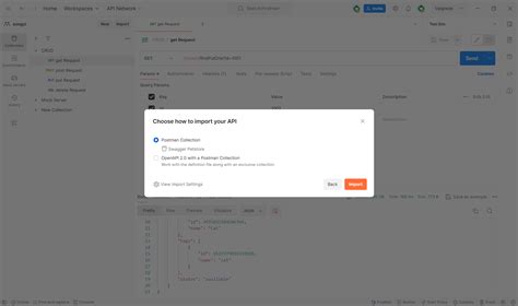 how to import a json file into postman？