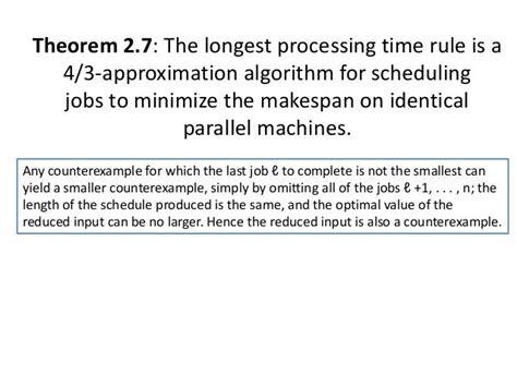 scheduling jobs on identical parallel machines