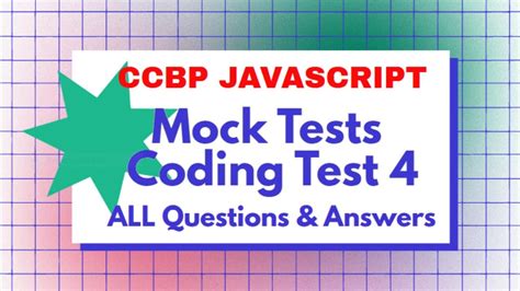 mock tests coding test 4 answers javascript nxtwave ccbp 4 0 youtube