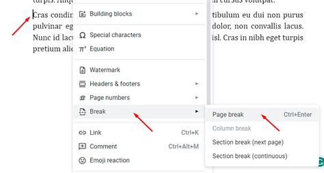 How To Add Or Remove Page Breaks In Google Docs 2023