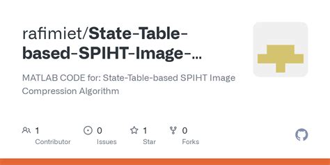 github rafimiet state table based spiht image compression algorithm matlab code for state