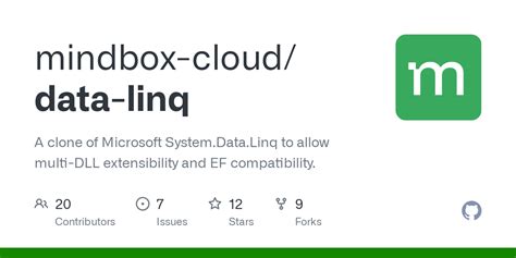 GitHub Mindbox Cloud Data Linq A Clone Of Microsoft System Data Linq