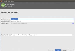 Android How To Create Start A New Project In Android Studio
