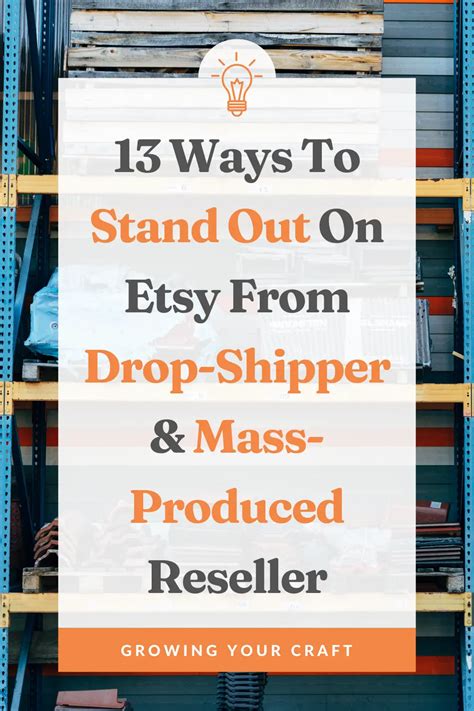 13 Ways To Stand Out On Etsy From Drop Shipper Mass Produced Reseller