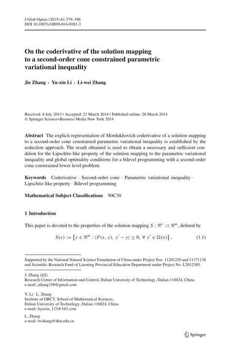 pdf on the coderivative of the solution mapping to a second order cone constrained parametric