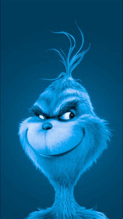 The Grinch In Blue Evil Xmas Christmas Funny Monster Theme Wonder Hd Phone Wallpaper