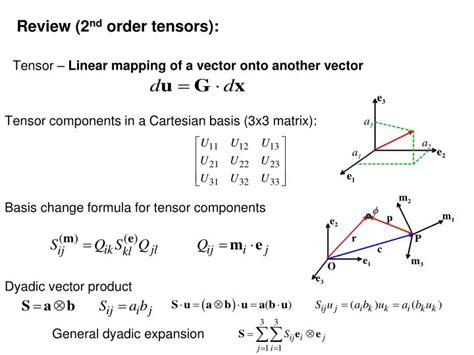 ppt review 2 nd order tensors powerpoint presentation free download id 1737702