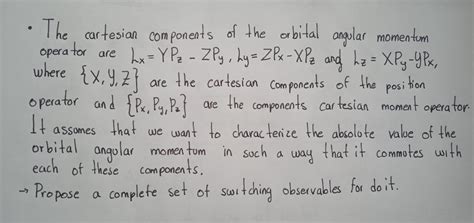 solved the cartesian components of the orbital angular