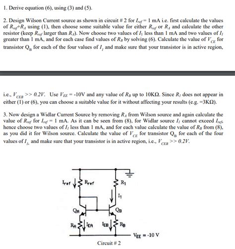 Solved From Circuit 1 From Circuit 2 Rref 12 Ef Qa QB Qc RB Chegg