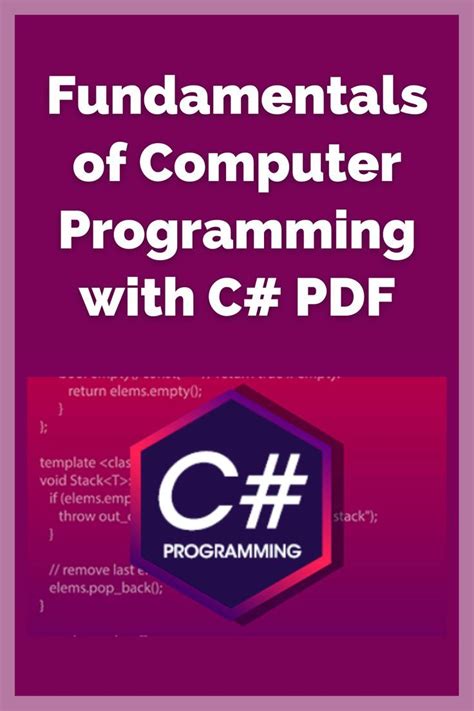 fundamentals of computer programming with c sharp pdf programming tutorial c programming